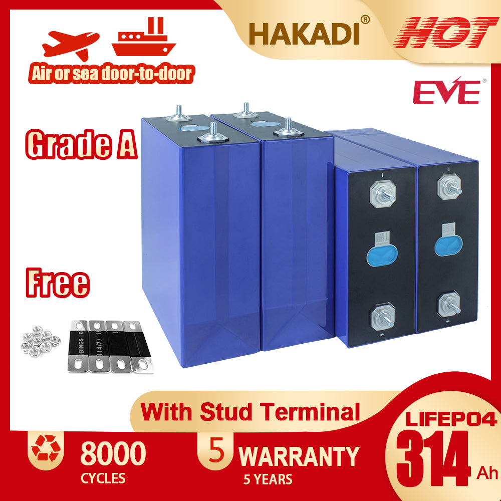 EVE MB31 LiFePO4 314Ah 3.2V LF314 Grade A Cell Rechargeable Prismatic ...