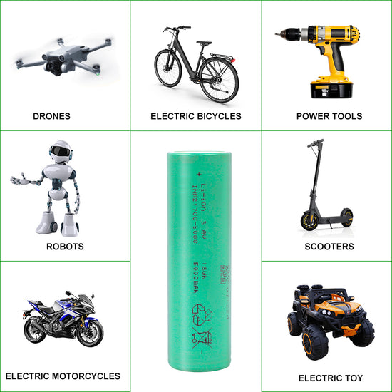 EVE INR21700-50PL 5000mAh - 70A 3.6V NMC Battery Cylindrical Cells For ...