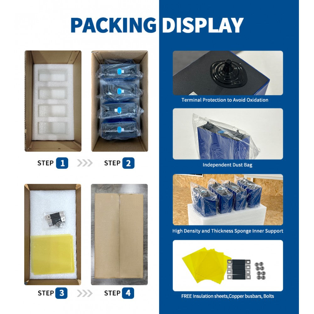 EVE MB31 LiFePO4 314Ah 3.2V LF314 Grade A Cell Rechargeable Prismatic ...